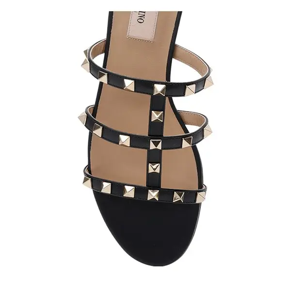 Valentino Garavani Rockstud Sandals - Black
