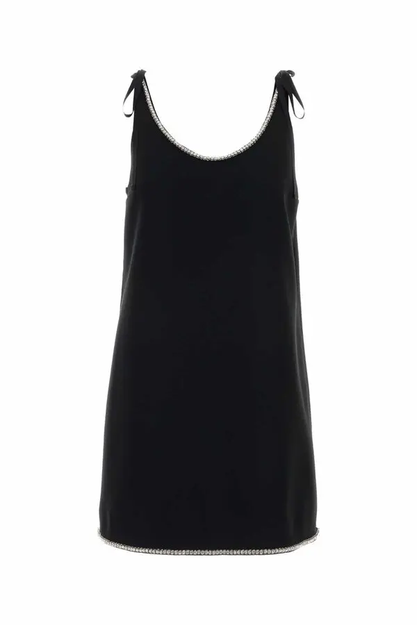 Prada Sable Mini Dress - Black