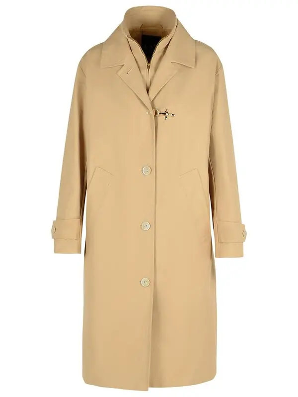 FAY Morning' Beige Polyamide Blend Parka - Cream