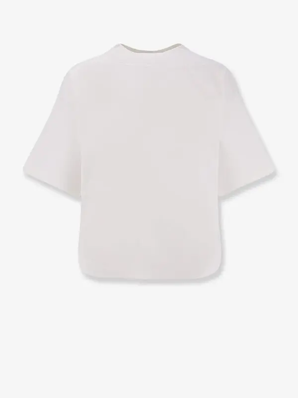 Alaïa Boxy Cotton Blend T-shirt - Multicolor