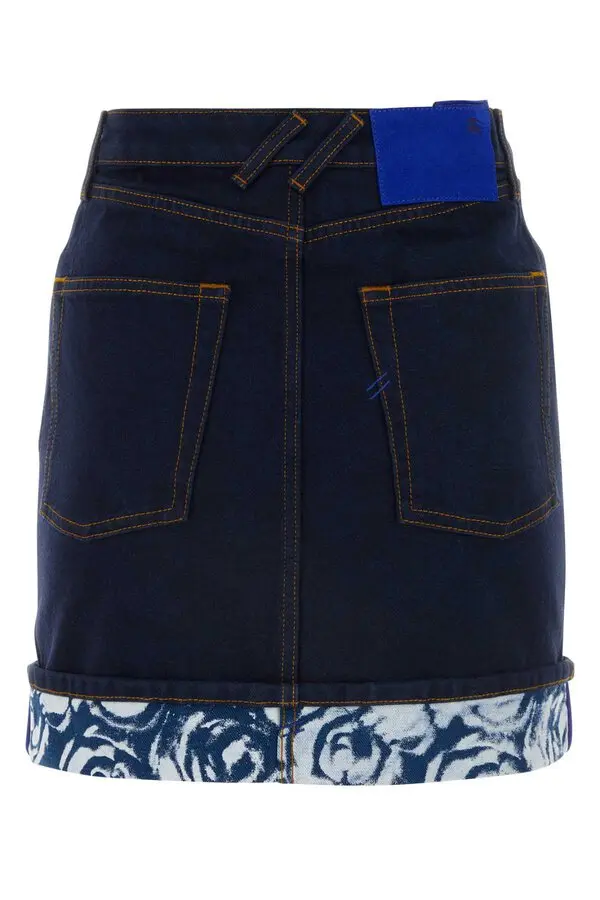 Burberry Denim Mini Skirt