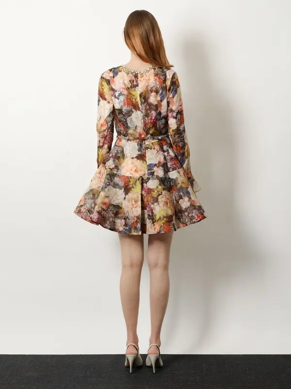 Zimmermann Alchemy Linen And Silk Dress