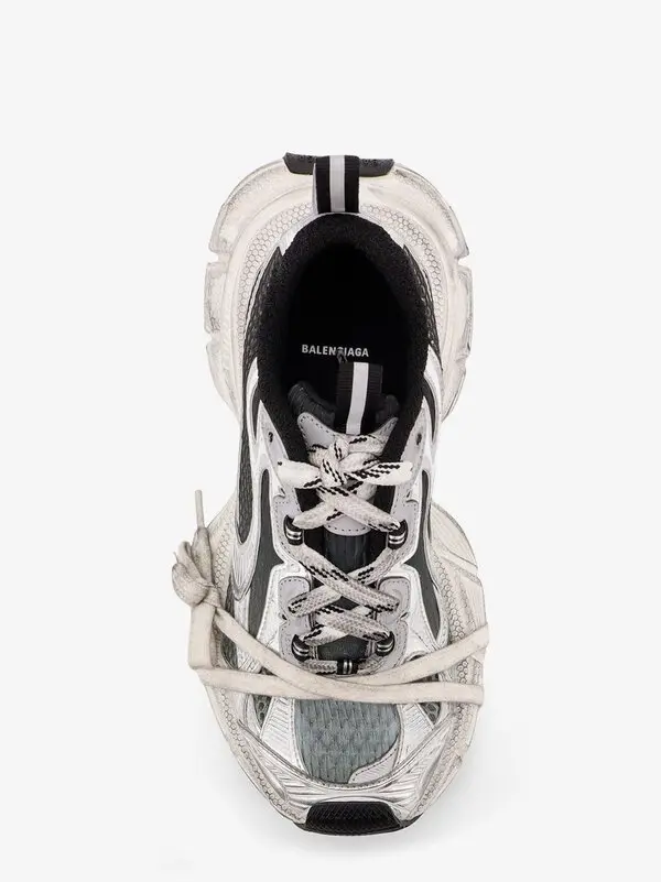 Balenciaga 3xl Gradient Mesh Sneakers With Used Effect - Multicolor