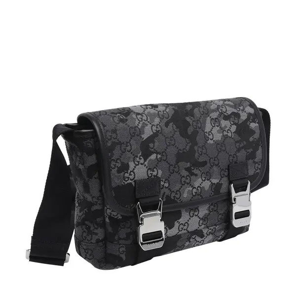 Gucci Small Gg Canvas Crossbody Bag