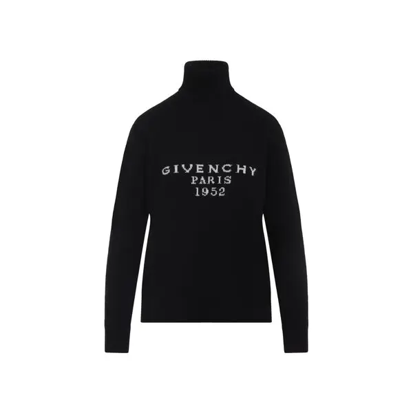 Givenchy High Neck Sweater - Black