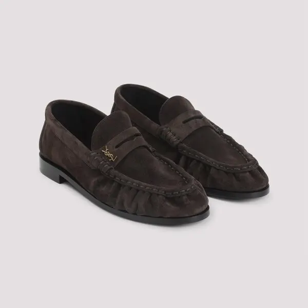 Saint Laurent Suede Loafers