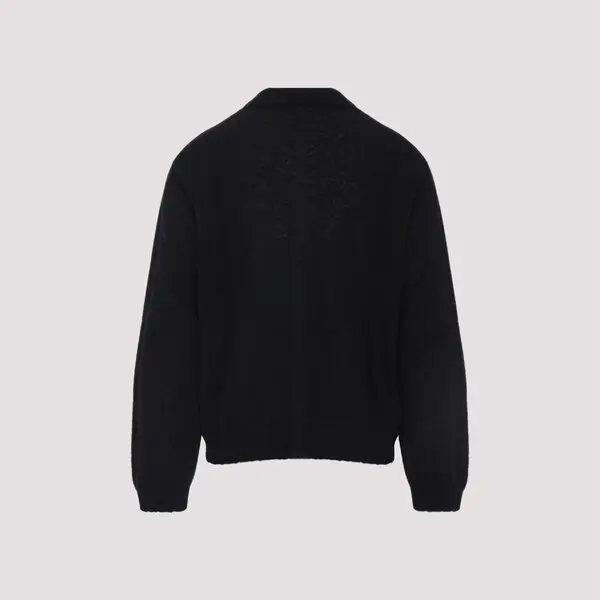 Our Legacy Evening Alpaca Blend Polo - Black