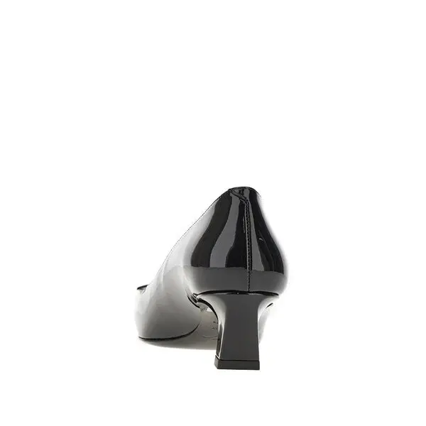 ROGER VIVIER Trompette Patent Leather Pumps - Black