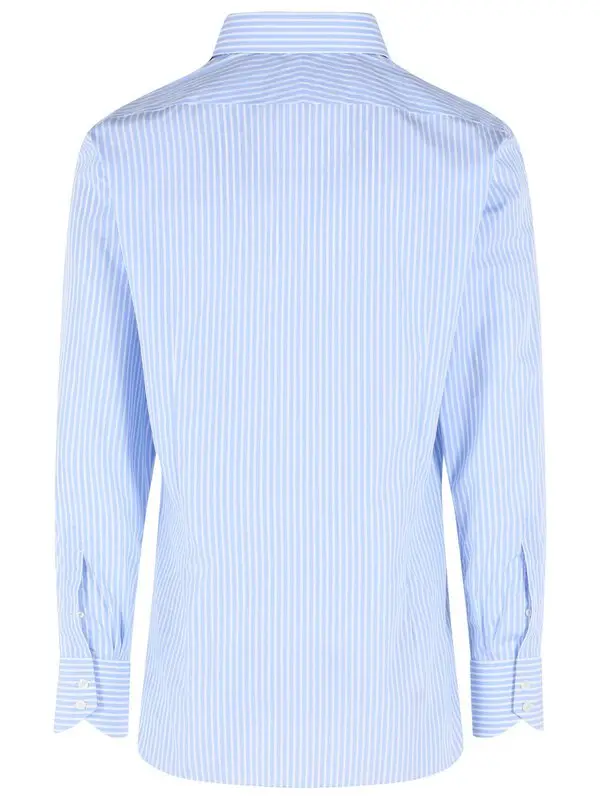 TOM FORD Light And White Cotton Shirt