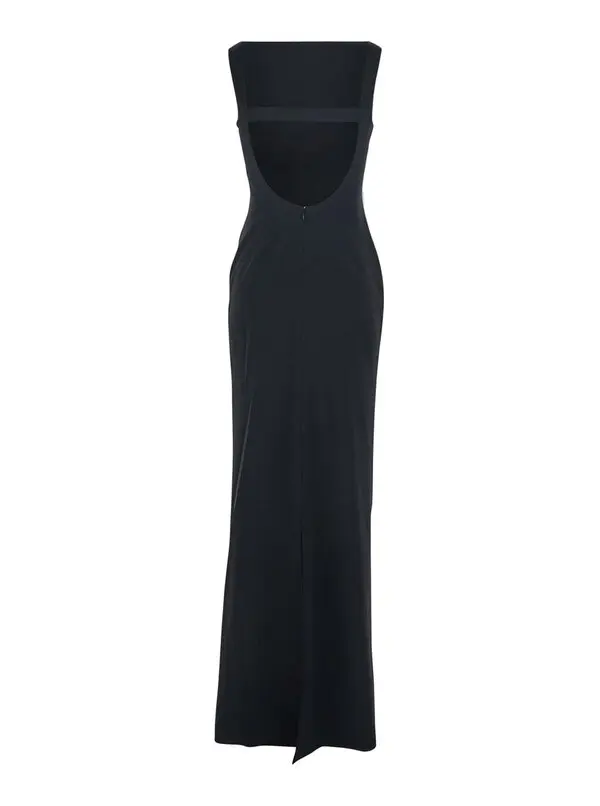 Solace London Long Dress - Black