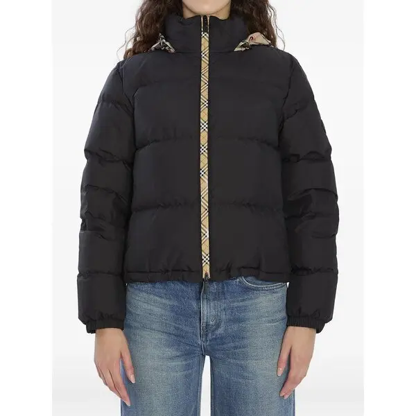 Burberry Jackets Puffer Jackets - Black