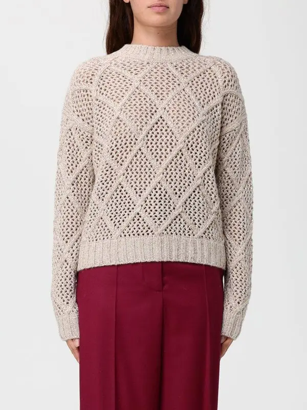 Max Mara Wool And Cashmere Blend Sweater - Cream