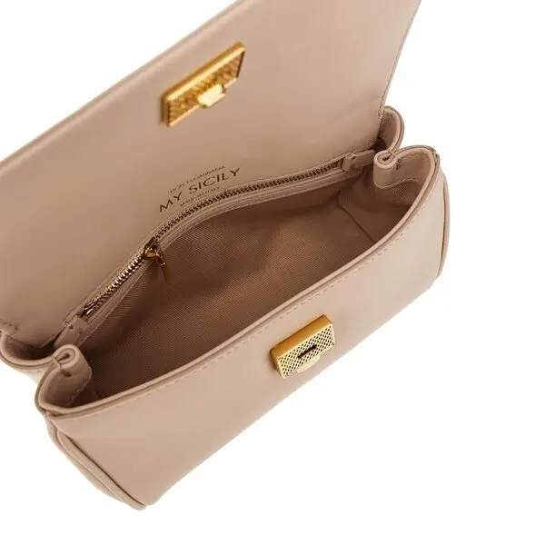 Dolce & Gabbana Plongé Leather My Sicily Bag - Pink