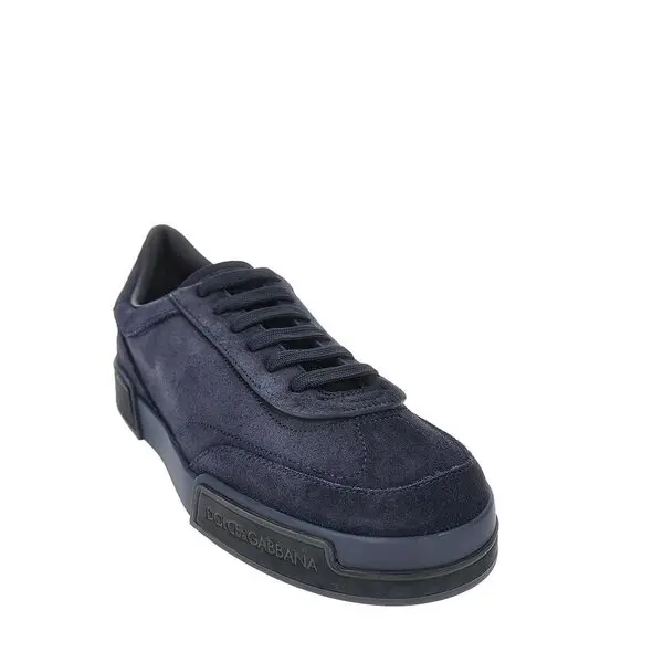 Dolce & Gabbana Portofino Suede Sneakers - Blue