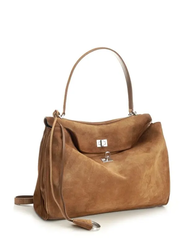 Balenciaga Rodeo Suede Bag