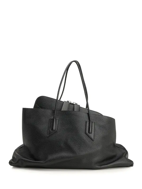 Attico Large La Passeggiata Shoulder Bag - Black