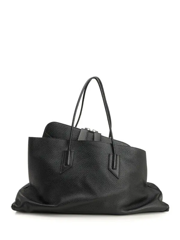 Attico Large La Passeggiata Shoulder Bag - Black