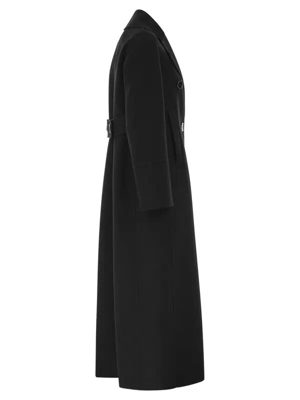Max Mara Smmcustodi Long Wool Coat With Martingale