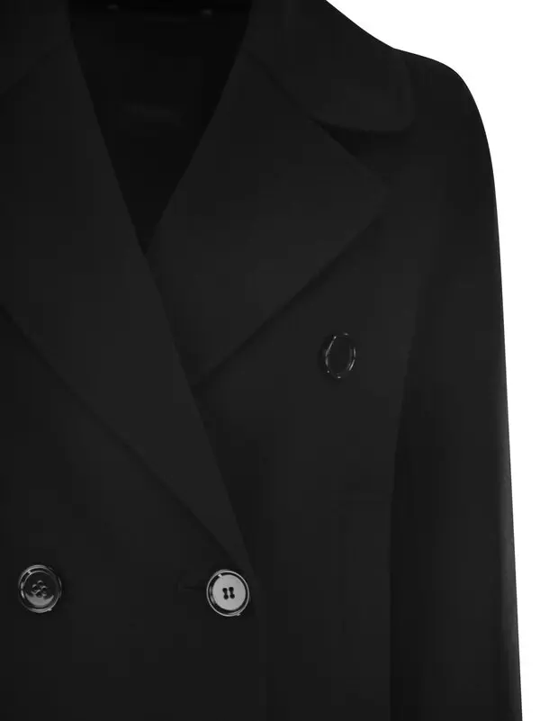 Max Mara Smmcustodi Long Wool Coat With Martingale
