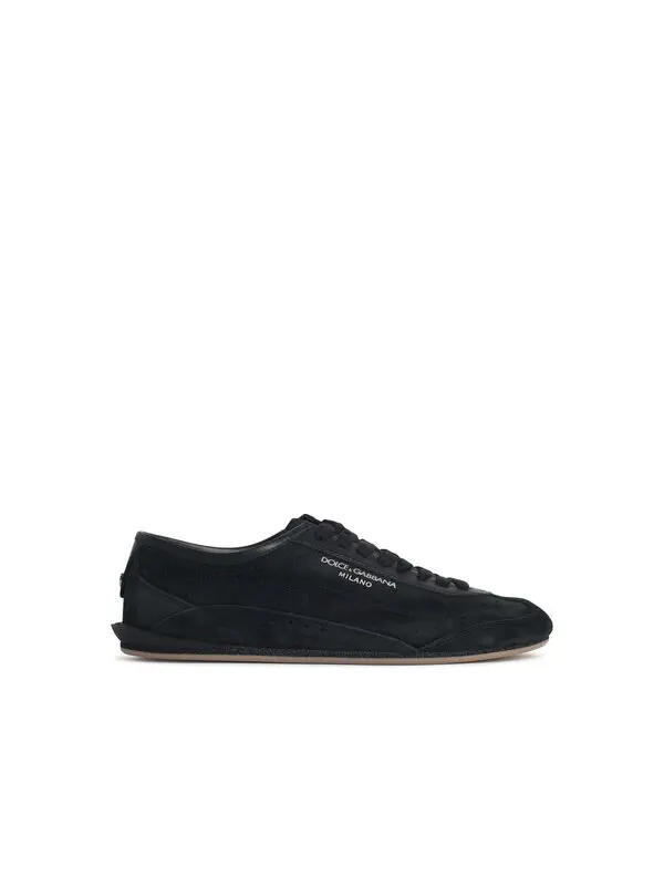 Dolce & Gabbana Leather Sneakers - Black