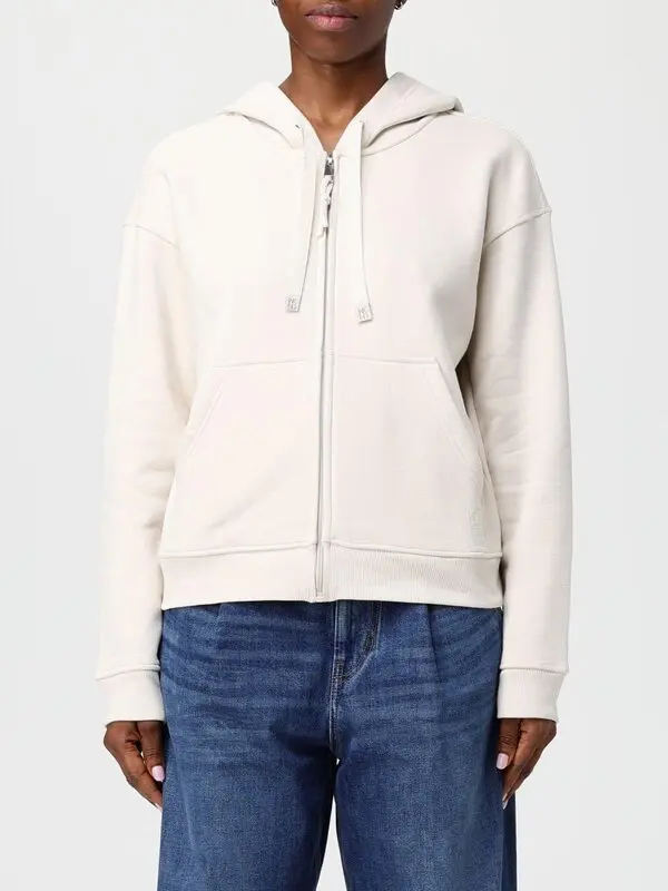 Max Mara Zip Up Sweatshirt - Cream