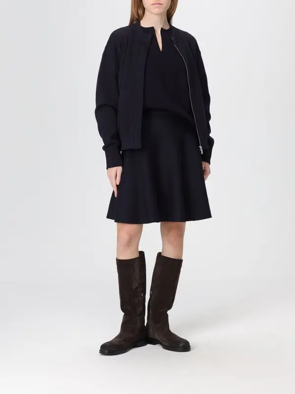 Max Mara Zip-up Knit Cardigan