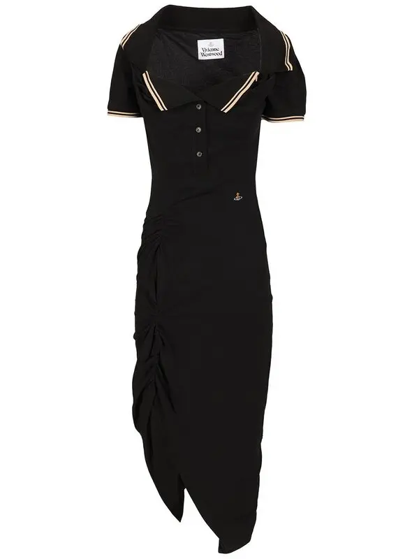 VIVIENNE WESTWOOD Monday Pulling Midi Dress - Black