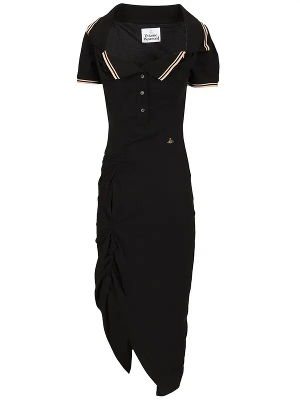 VIVIENNE WESTWOOD Monday Pulling Midi Dress - Black