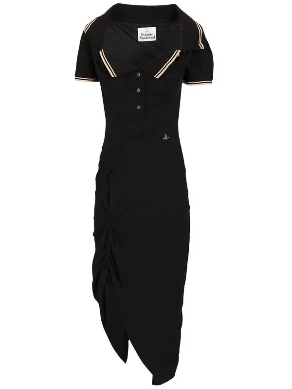 VIVIENNE WESTWOOD Monday Pulling Midi Dress - Black