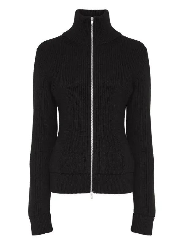 MAISON MARGIELA Ribbed Cardigan With Zip