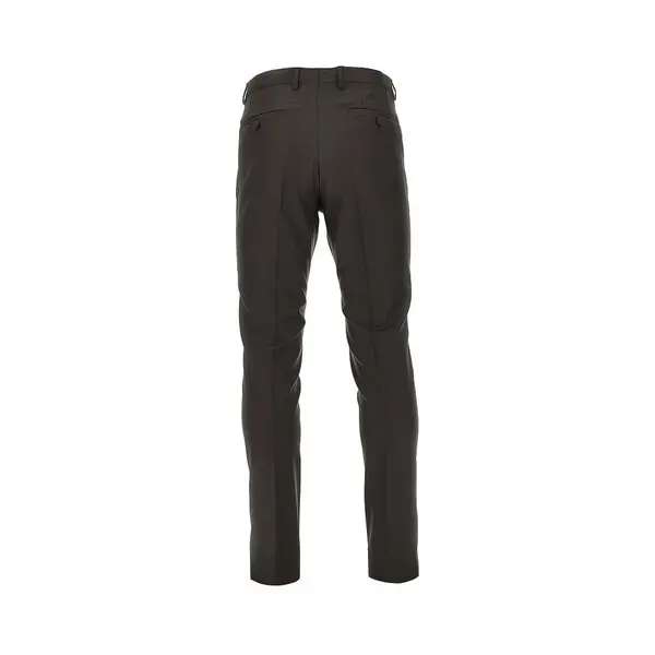 Dolce & Gabbana Virgin Wool Twill Tailored Pants - Brown