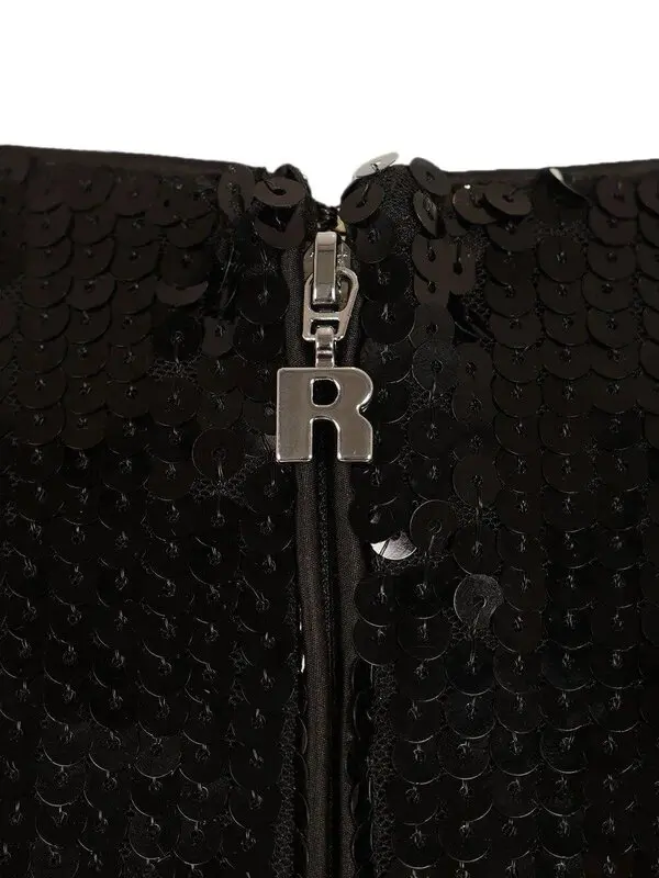 ROTATE BY BIRGER CHRISTENSEN Sequins Mini Dress - Black