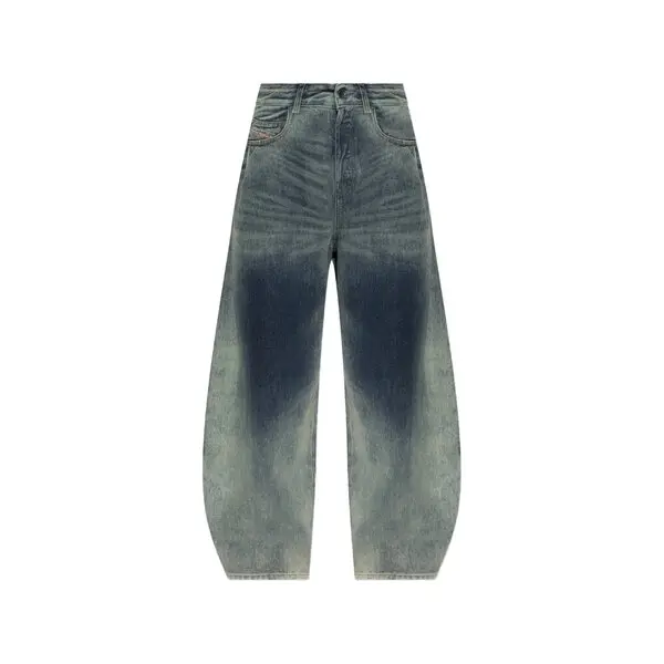 DIESEL® Denim Wide-leg Jeans - Blue
