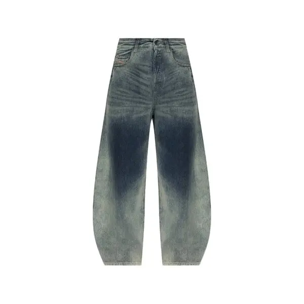 DIESEL® Denim Wide-leg Jeans - Blue