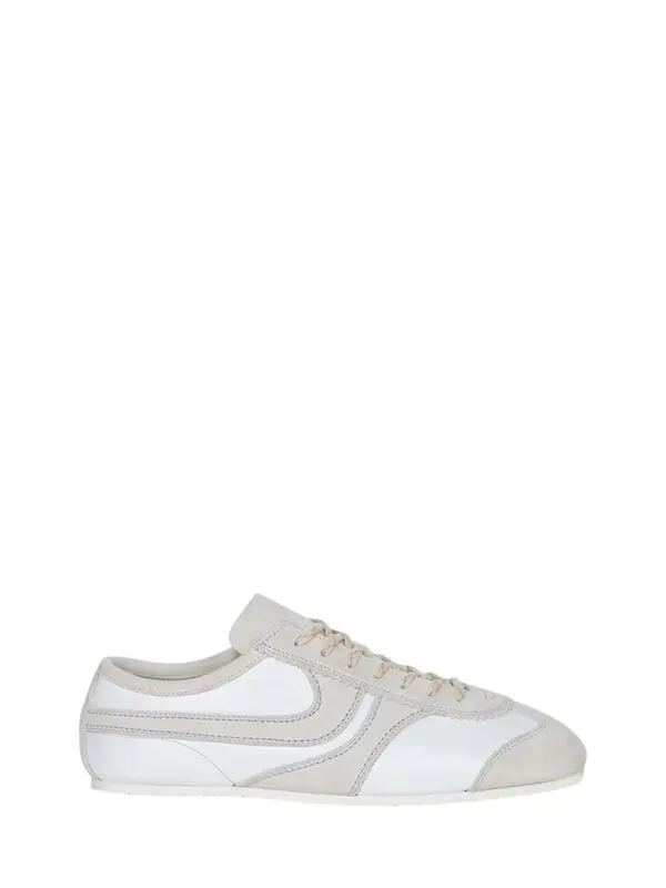 Dries Van Noten Suede Sneakers - White