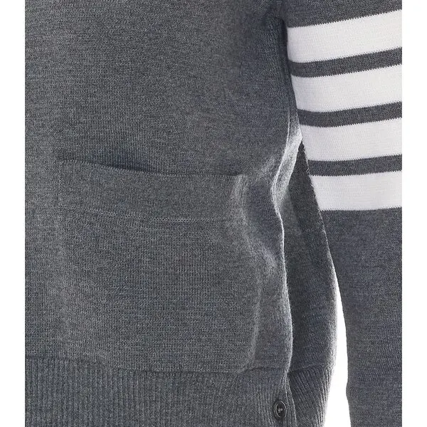 Thom Browne Milano Classic Cardigan - Gray