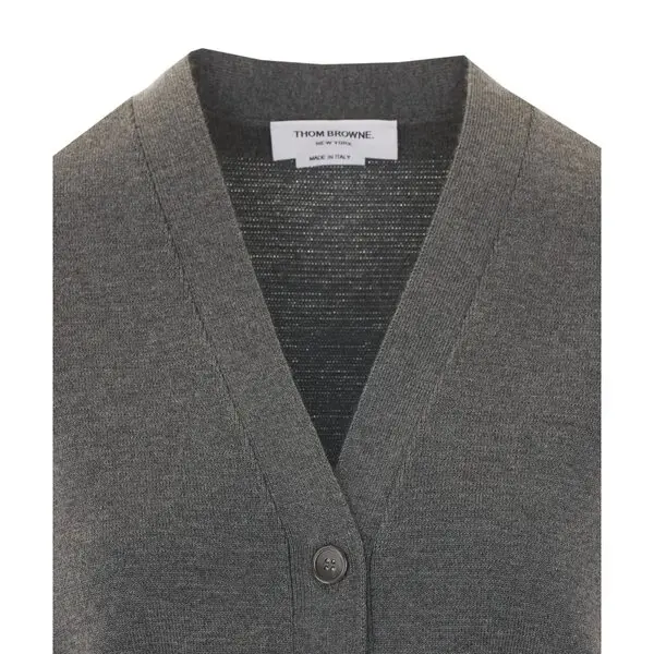 Thom Browne Milano Classic Cardigan - Gray