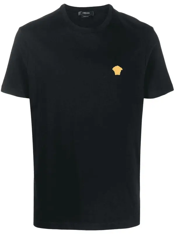 Versace T-shirt With Medusa Embroidery