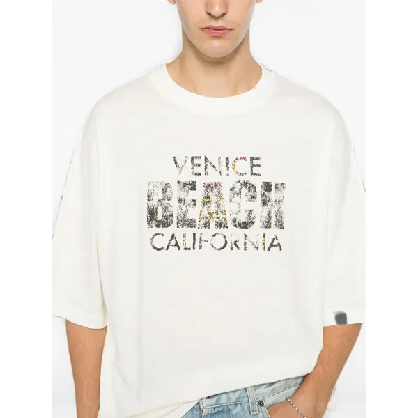 Palm Angels Neutrals T-shirts & Vests T-shirts