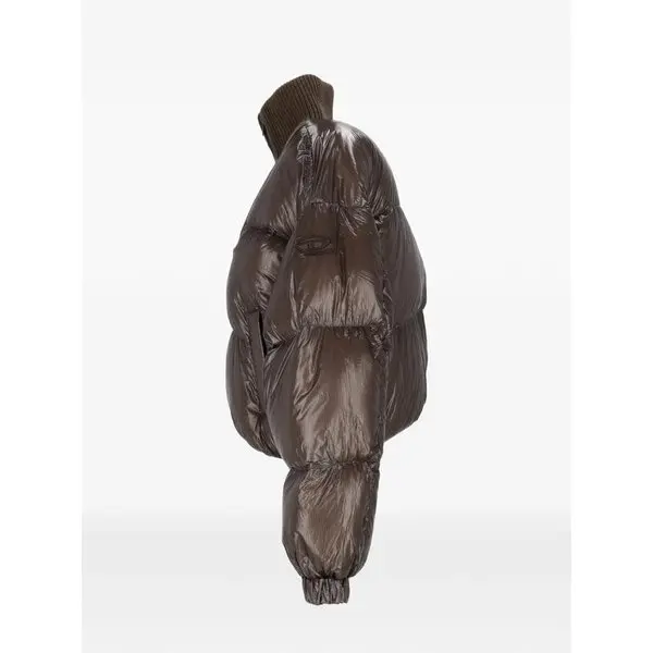 DIESEL® Oversized Quilted Jacket - Brown
