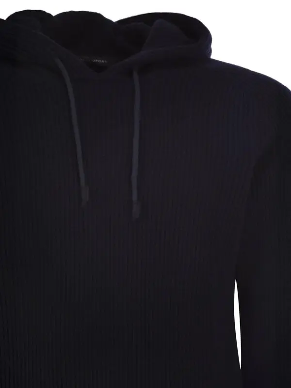 Tagliatore Hunter Ribbed Jumper With Hood