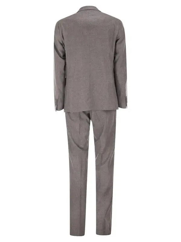 Tagliatore Superfine Virgin Wool Suit - Gray