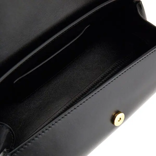 JIL SANDER Leather Small 'cannolo' Bag - Black
