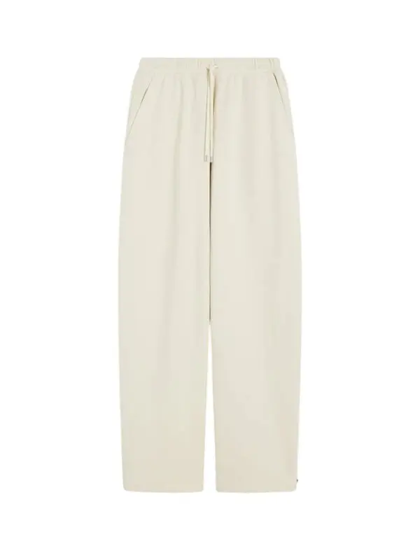 Sportmax Soft, Lightweight Fleece Pants Ivory - White