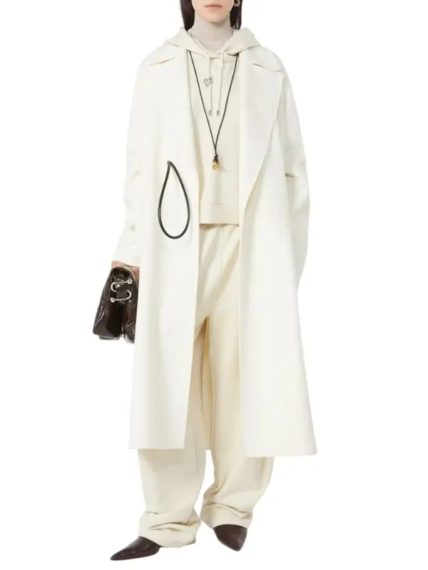 Sportmax Soft, Lightweight Fleece Pants Ivory
