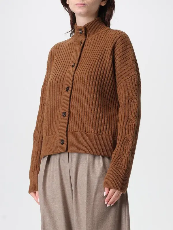 Max Mara Button Detailed Cardigan - Brown