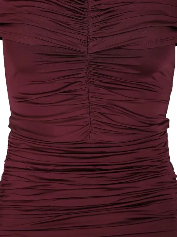 SELF-PORTRAIT Ruffled Midi Dress