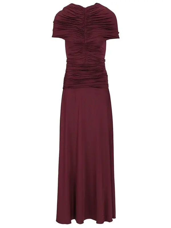 SELF-PORTRAIT Ruffled Midi Dress - Multicolor