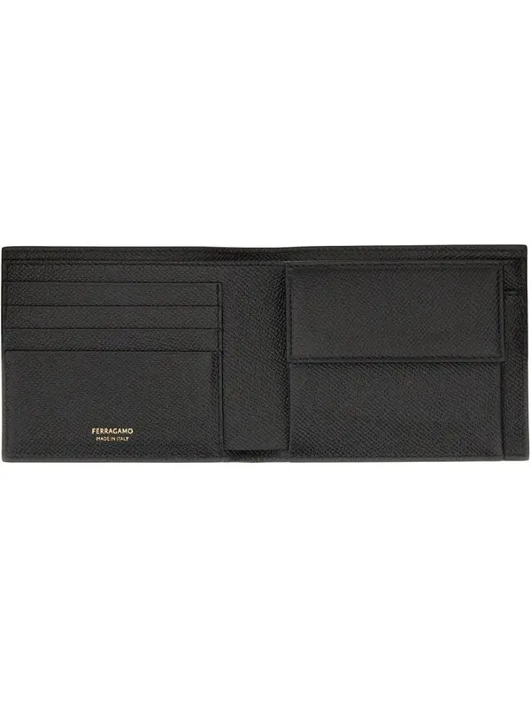 FERRAGAMO Gancini Wallet - Black