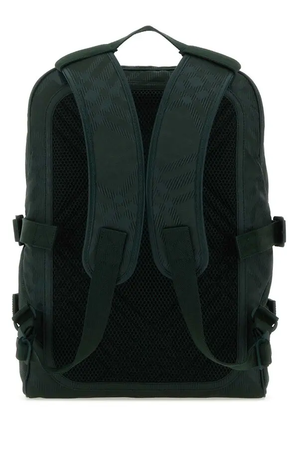 Burberry Nylon Blend Check Backpack
